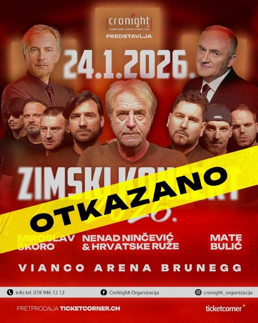 ZABRANA KONCERTA 'Politički događaj za koji grad ne može jamčiti ...