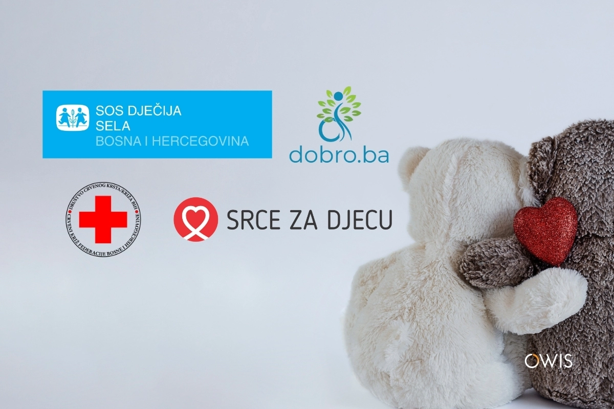 Crveni križ, Dobro.ba, SOS Dječija sela u BiH i Srce za djecu su dobili ...